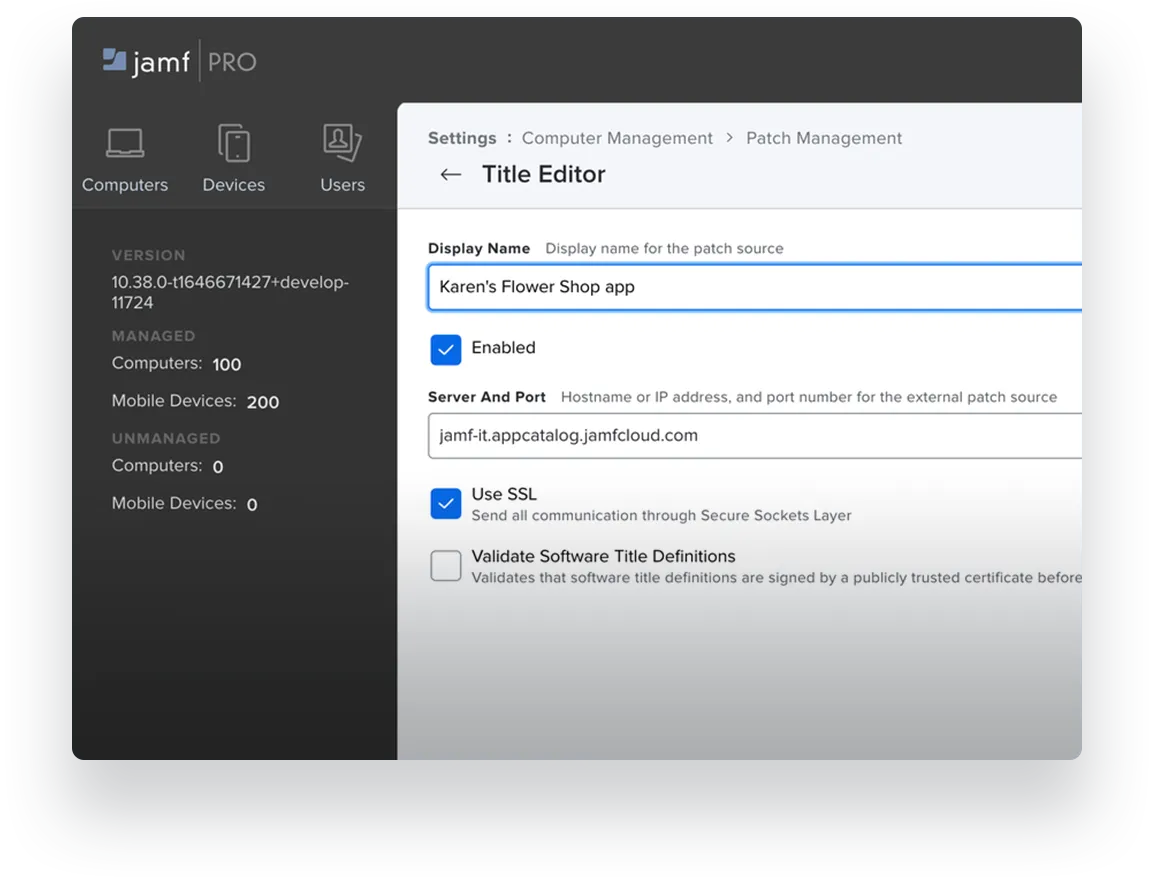 Apple Application Lifecycle Management | Jamf Platform