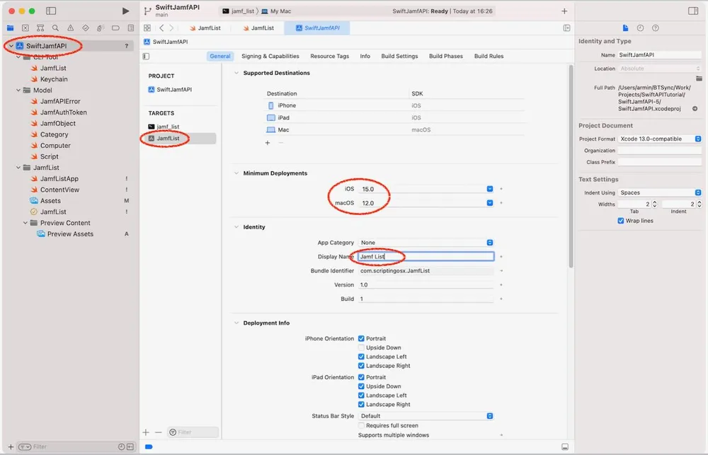 Jamf Pro API and Apple's Swift: Building the SwiftUI App Jamf Pro API and Apple's Swift: Building the SwiftUI App