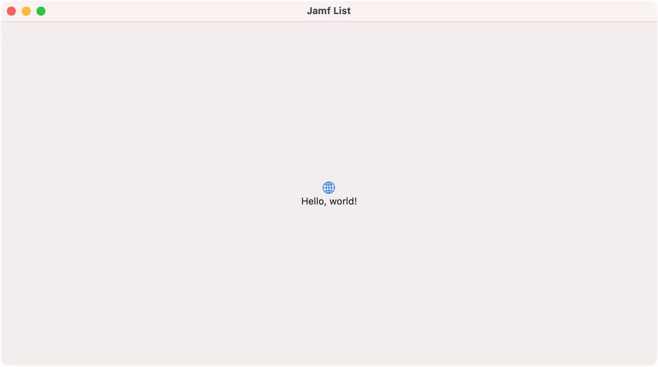 Jamf Pro API and Apple's Swift: Building the SwiftUI App