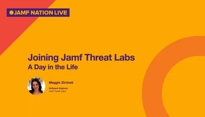 Jamf Threat Labs: Meet macOS Security Researcher. JNL 2024